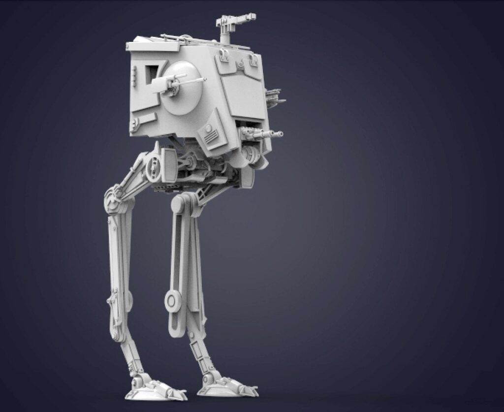 AT-ST Walker 3D Printing Model - MẪU IN 3D