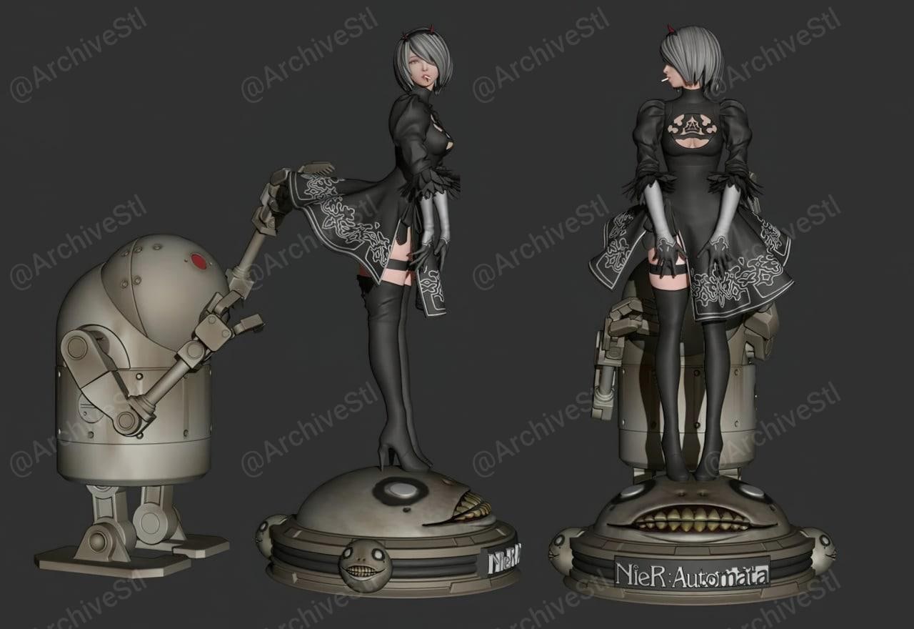 Nier Automata 3D - MẪU IN 3D