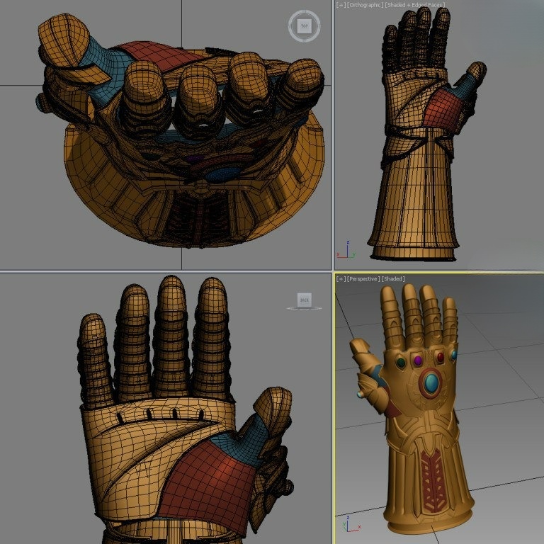 Thanos Age of Ultron gauntlet - MẪU IN 3D