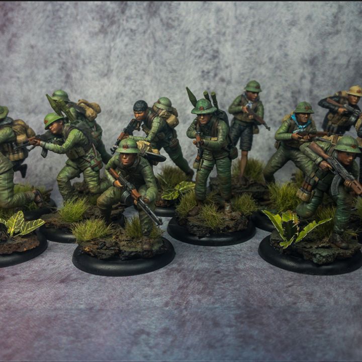 lính Truong Son PAVN 02 - MẪU IN 3D